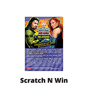 Topps India WWE Slam Attax Reloaded 2020 Collector Game Pack