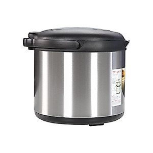 Tayama TXM-70CFZ Energy-Saving Thermal Cooker, 7 quart, Black,