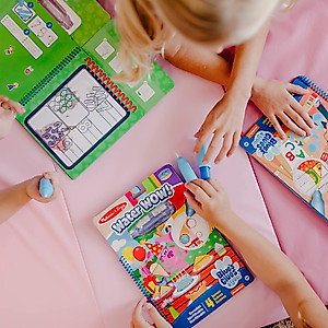 Melissa & Doug Blue’s Clues & You! Water Wow! 3-Pack – Alphabet, Counting, Shapes Water Reveal Travel Activity Pads