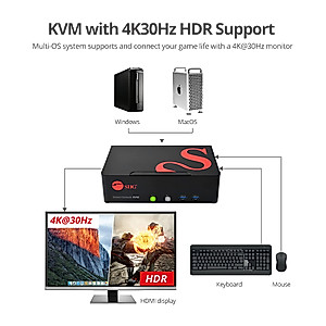 SIIG 2-Port DVI Dual-Link KVM Switch Smart Console with USB 3.0 Multi-Media (CE-DV0111-S1)