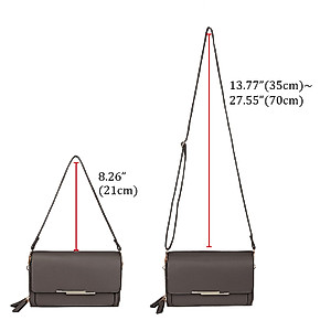 Uromee Crossbody Bags for Women Vegan Leather Cell Phone Purse Card Holder Small Wristlet Wallet Handbag