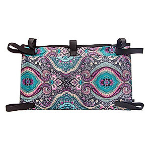 Walker Bag Wheelchair Accessories by Pacmaxi, Walker Accessory Tote Pocket for Walkers Rollators Wheelchairs, Multiple Pockets, Carabiner Clip (Blue)