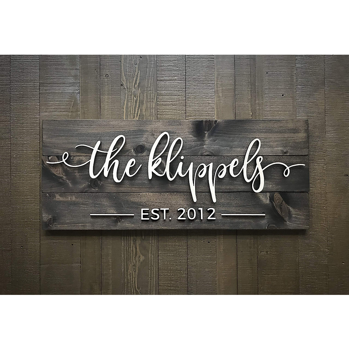 Custom Wood Sign Personalized Handmade Wedding Gift Wood Wall Art Personalized Sign Last Name Sign Established Sign Wooden Signs Bridal Shower Gift Anniversary Gift