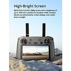 DJI RC Pro - High-Performance Remote Controller for DJI Mavic 3 and DJI Air 2S, High-Bright 1080p Screen, 15 km Transmission Range, Ideal for Outdoor Use Aerial Photography