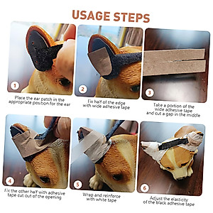 BUGUUYO 3 Sets Dog Ear Erector Pets Ears Stand up Support Dog Ear Care Accessories Puppy Ear Care Tool Ear Stand Support Dog Ears Stand up Support Tools Puppy Ear Stand up Tool Plastic
