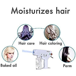 EMENG Disinfecting Spray Gun Sanitizer Atomizer Portable, Nano Blue Light Steam Sterilizing Spray Gun for Lawn and Beach Herbicides in Garden and Hair Care