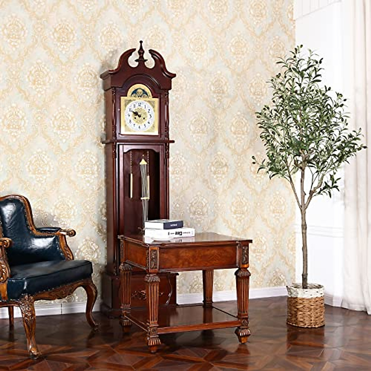 OAKRED Artificial Olive Tree,6FT Tall Fake Plant Faux Olive Plants for Indoor,Natural Fake Tree,Artificial Silk Plants for Office Home Living Room Floor Patio Greening Porch Decor,Set of 1