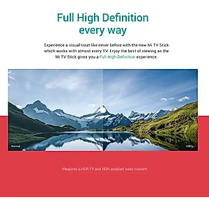 Xiaomi Mi TV Official US Version 1GB RAM +8GB ROM, Portable Streaming Media Player HD Playback 1080P HDR Netflix Quad Core 64 Bit Android TV 9.0, Bluetooth remote with Google Assistant