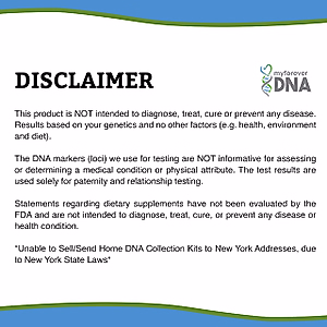 Home Paternity DNA Test Kit (2 Children + 1 Alleged Father) | 24 DNA (Genetic) Marker Test, Unmatched Accuracy | Includes All Lab Fees & Shipping | Experience Excellence with My Forever DNA