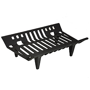 Vestal Black Painted Cast Iron Fireplace Grate