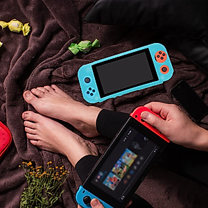 SOLUSTRE 1pc case Game Controller Cover game machine cover hand grips Game Controller Case game console bumpers handgrip game console cover protector one body lite