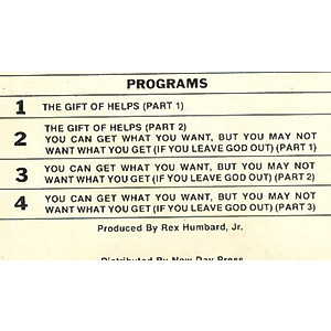 REX HUMBARD: Man With a Message - 2 Sermons on International TV 8 Track Tape