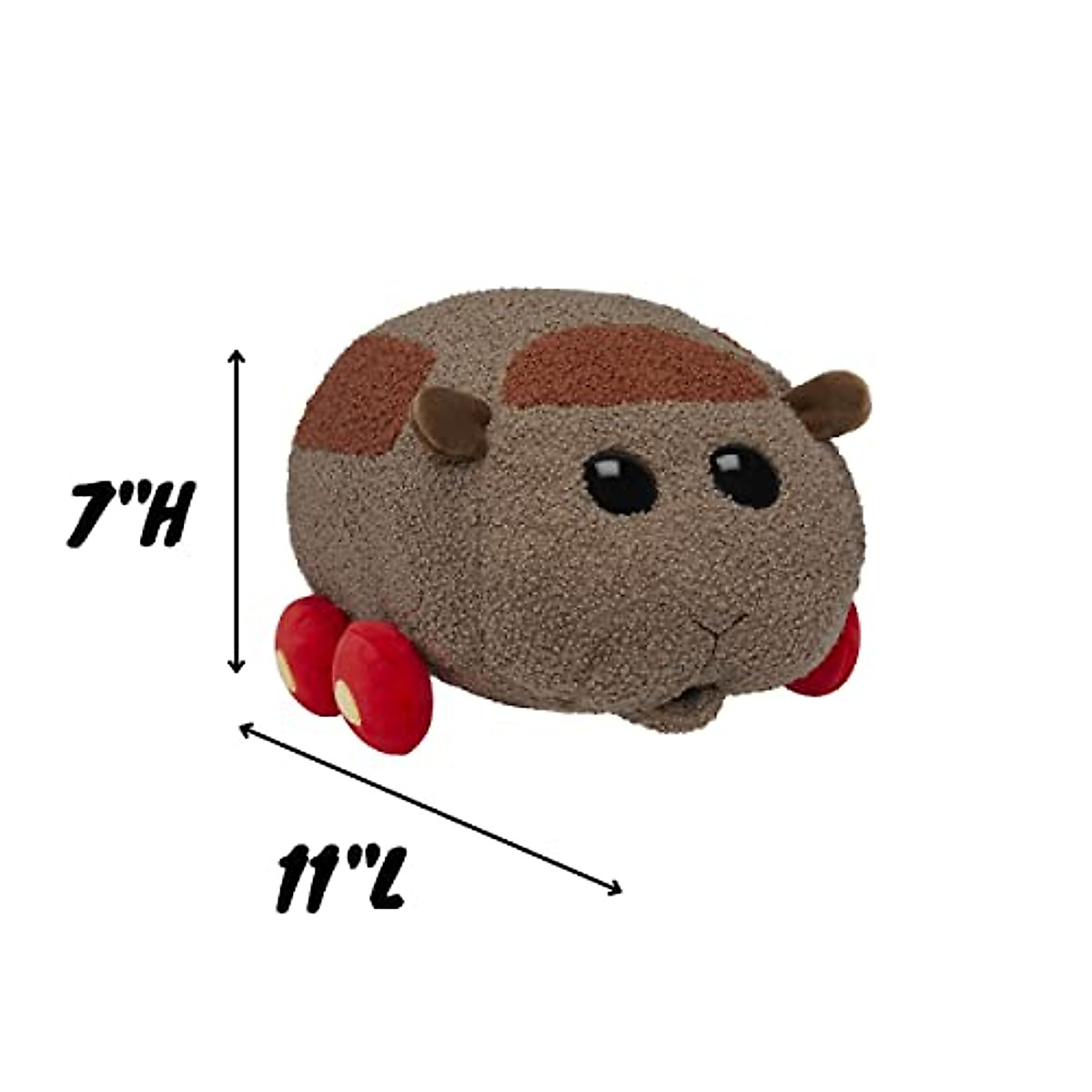 MGA Entertainment Pui Pui Molcar 11-Inch Teddy, Ultrasoft Stuffed Animal Medium Plush Toy, Gift for Kids Girls Boys Collectors Ages 3 4 5 6 7+