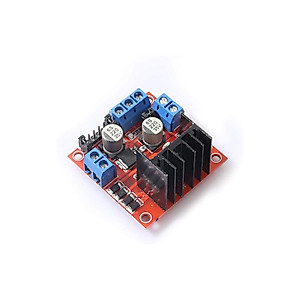 2Pack L298N Motor Drive Controller Board Module Dual H Bridge DC Stepper Compatible with Ar-duino Electric Projects, Smart Car Robot
