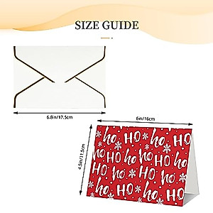 PAILON Snowflakes Thank You Cards With Envelopes, Blank Greeting Note Cards With Envelopes Blank Inside, Funny Birthday Cards For Women Men, Thank You Card For Wedding Business,Graduation