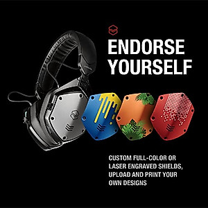 V-MODA M-200 ANC Noise Cancelling Wireless Bluetooth Over-Ear Headphones with Mic for Phone-Call, Matte Black