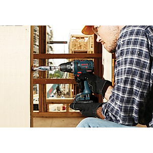 Bosch DDS182BN Bare-Tool 18-volt Brushless 1/2-Inch Compact Tough Drill/Driver with Insert Tray for L-Boxx, Blue