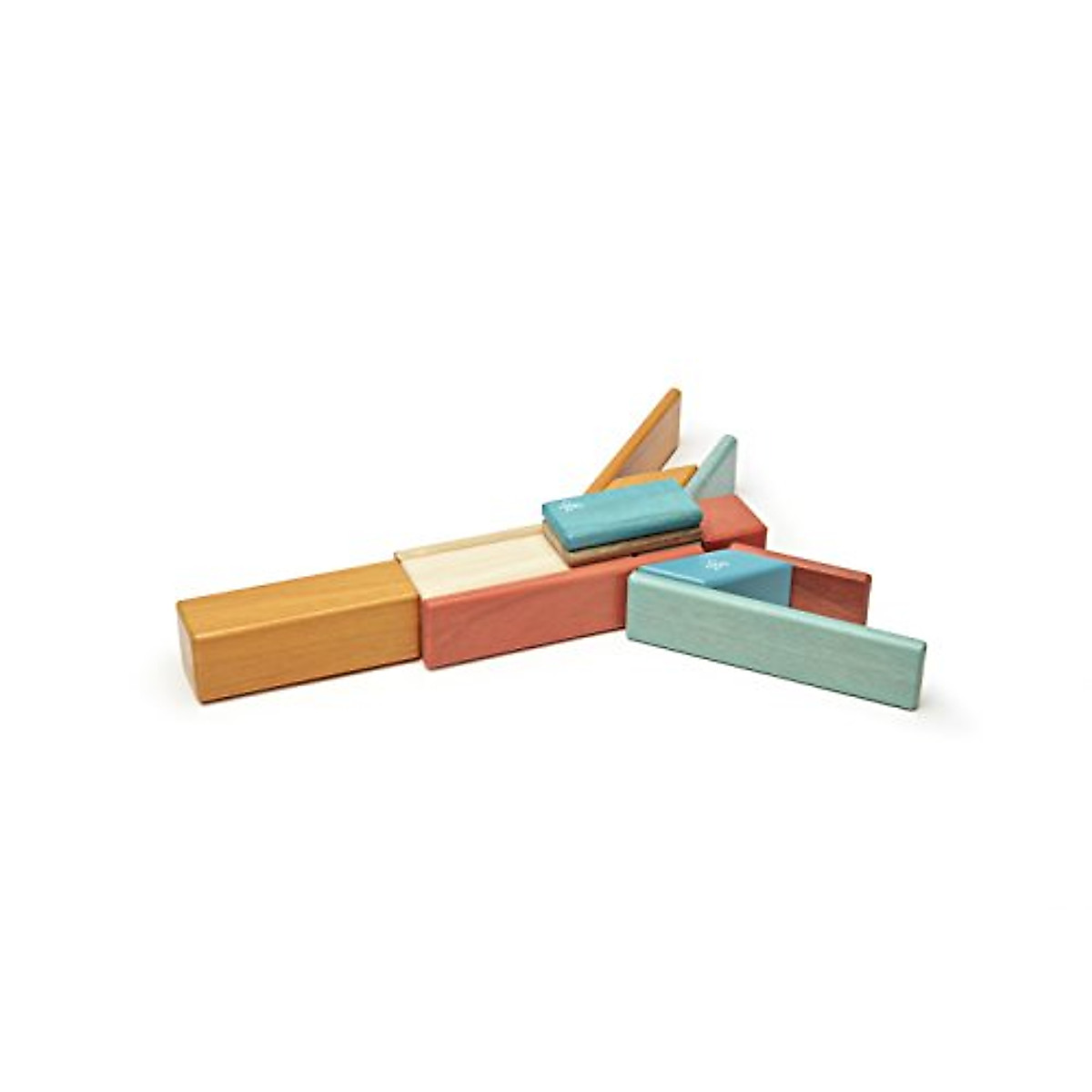 14 Piece Tegu Magnetic Wooden Block Set, Sunset