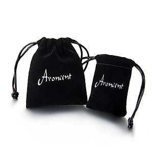 Aroncent Stainless Steel 3-8 Pairs Hoop Earrings Men Small Hoop Huggie Hinged Earrings Set for Men Women 4mm Gifts