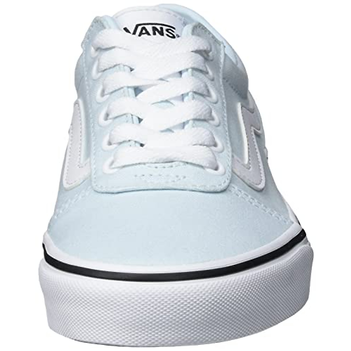 Vans Unisex Ward Canvas Low Platform Sneaker - Delicate Blue/White 8.5