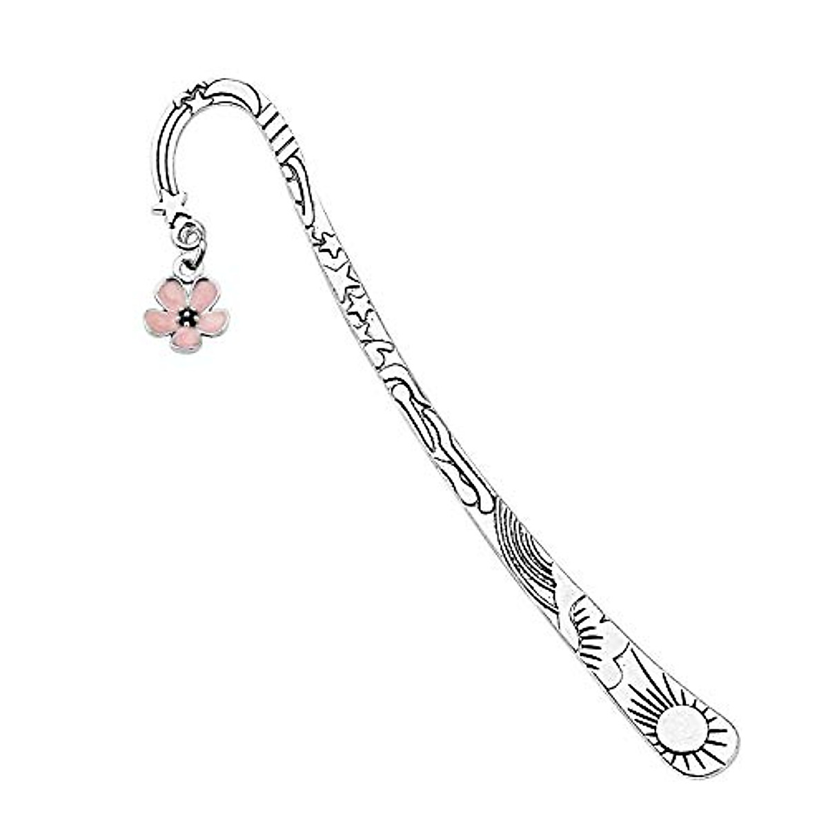 BAUNA 1 Bookmark for Women Men Flower Bookmark Book Lover Gift Reading Gifts Book Club Gifts (Flower Bookmark)