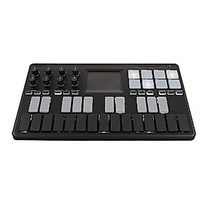 Korg nanoKEY Studio Mobile MIDI Keyboard Bundle with Closed-Back Studio Monitor Headphones and 4-Port USB 3.0 Hub (3 Items)