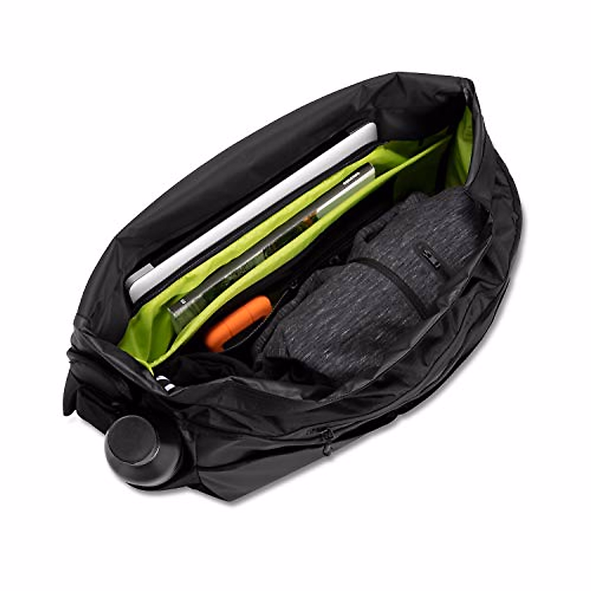 TIMBUK2 Especial Stash Messenger Bag, Jet Black, Large