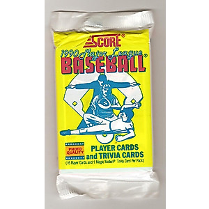 1990 Score Baseball Card Pack - Frank Thomas Rookie Card