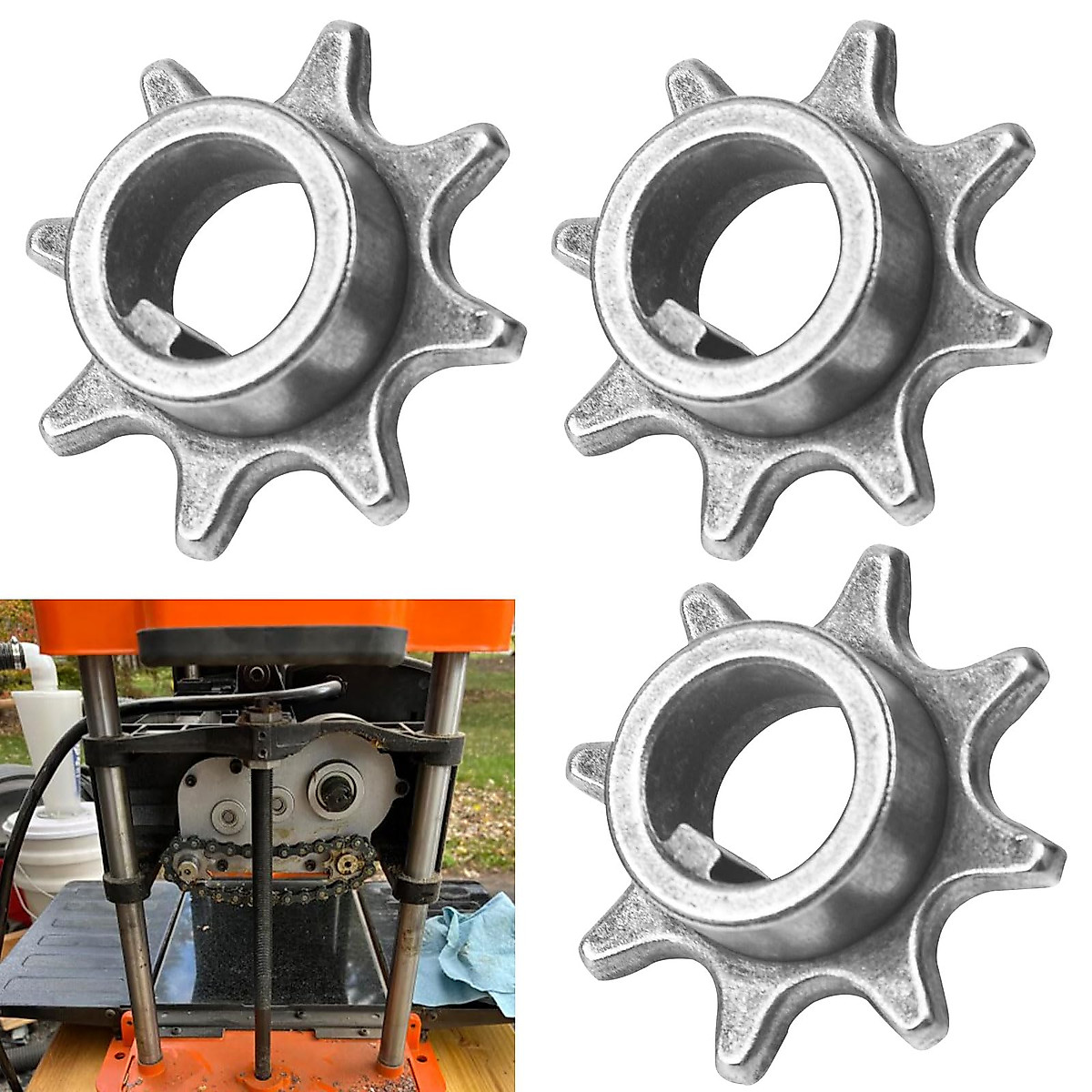 3 Pcs 285928-00 Planer Sprocket Replacement Compatible with DeWalt DW733, 1 DW733, 2 DW733-B2, DW734
