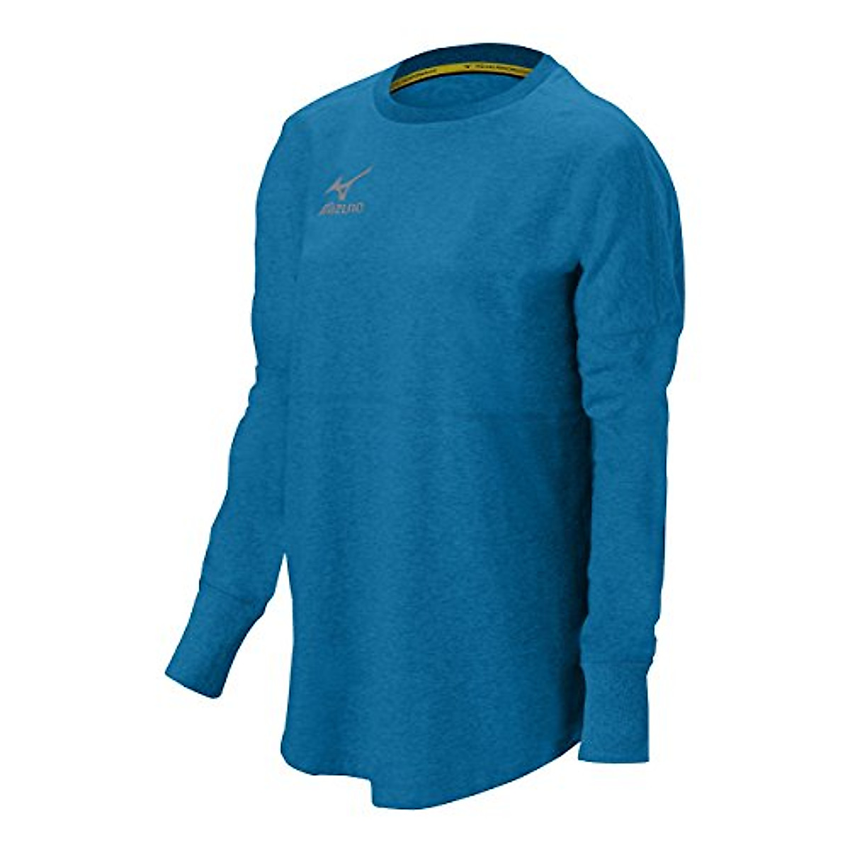 Mizuno mens Hitters Pullover, Heathered Diva/Columbia Blue, XX-Small