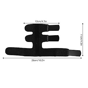 Compression Finger Splint, Adjustable Finger Support Brace Finger Brace, Finger Splints for Arthritis Pain Tendon Injury, Breathable Finger Joints Orthosis Stabilizer