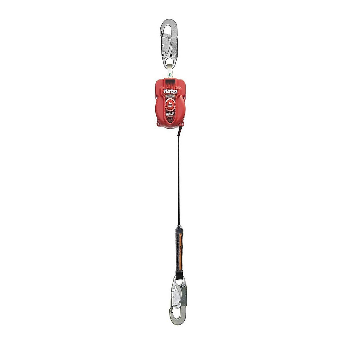Honeywell Miller Fall Protection MFL-9-Z7/9FT TurboLite Personal Fall Limiter, Standard, Red/Black