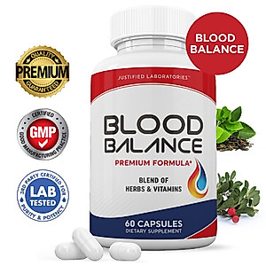 Blood Balance Advanced Formula 620MG Formula Supplement Pills 60 Capsules