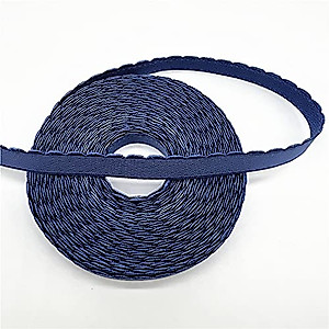 Crescent Elastic Lace Trim Fold Over Elastic Band for Sewing Lace Ribbon Waist Band Garment Accessory