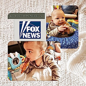 Amber Teething Toy – Little Bamber is a Natural Amber and Rubber Giraffe Teething Toy for Natural Teething Comfort – Comforting Texture Teething Toy for Sore Gums – Teething Necklace Alternative