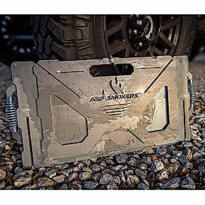 ASF All Seasons Feeders - EZ Pack Portable Firepit with Grill - Heavy Duty Travel BBQ Pit