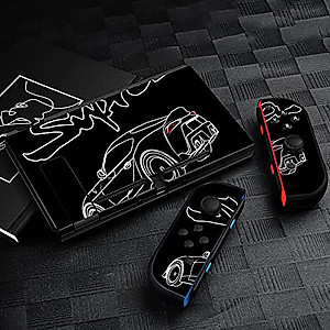 Supr-a GR--- The Skin of The Switch Controller-The Whole Body PVC Sticker Decal Covers The Skin of The Switch Controller-The Delicate Matte Texture restores The Feeling of Bare Metal
