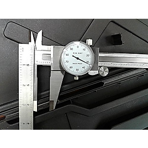 12" Precision Stainless Steel DIAL Caliper White face #104-451-new