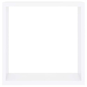 QZZCED Wall Cube Shelves 3 pcs,Floating Shelves,Wall Shelf,Hanging Shelf,Display Shelf,for Bathroom,Bedroom,Toilet,Kitchen,Office,Living Room Decor,White MDF