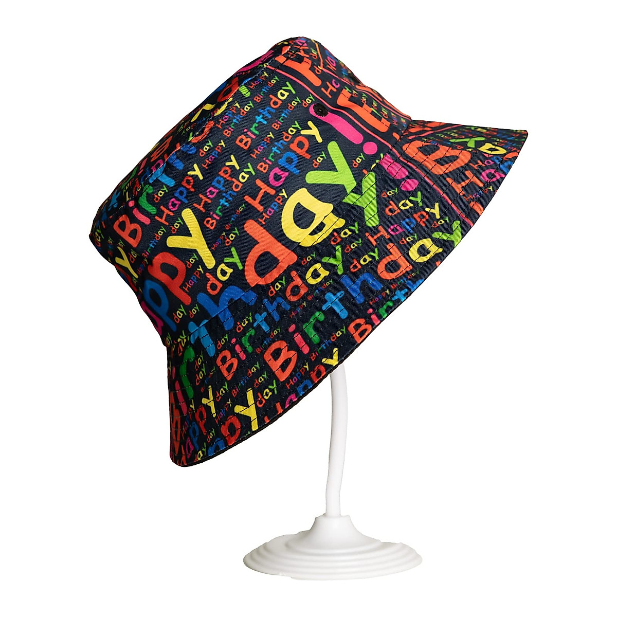 Happy Birthday Bucket Hat Fisherman Hat Beach Travel Sun Hat Outdoor Cap for Unisex Men Women