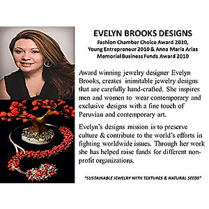 E B Evelyn Brooks Designs Gold Tree of Life Charm - Stretchy Bracelet - w/Meaningful Good Luck, Prosperity, Love Huayruro Seeds - Great Gifts for Mom, Sister, Daughter, Girlfriend