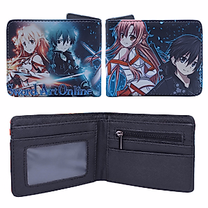 Amatensu Anime Characters Kirigaya Kazuto wallet Yuuki Asuna wallet Yui wallet Ryotaro Tsuboi wallet Shinozaki Rika wallet L
