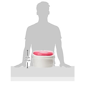 Summer Step by Step Potty, Pink - 3-in-1 Potty Training Toilet - Features Contoured Seat, Flushable Wipes Holder and Toilet Tissue Dispenser, 13x9.5x15.5 Inch (Pack of 1)