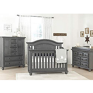 Oxford Baby London Lane 7 Drawer Dresser, Arctic Gray