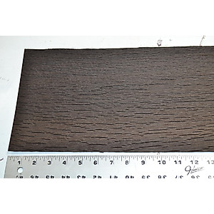 Fumed Oak Raw Wood Veneer Sheet 8 x 44 inches 1/42nd Thick