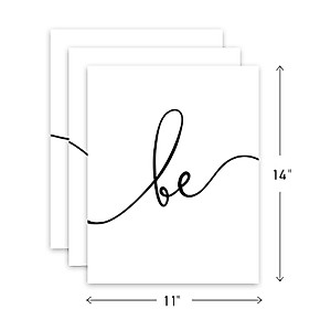 Goldie Days Be Our Guest Set of 3 Wall Decor Guest Room Prints