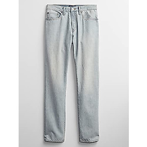 GAP Mens Slim-fit Jeans, Light Wash, 36W x 30L US