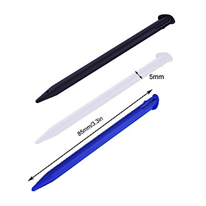 YouU 6 Pcs Colorful Plastic Replacement Touch Screen Stylus Pen, Compatible with Nintendo New 3DS XL, New 3DS LL