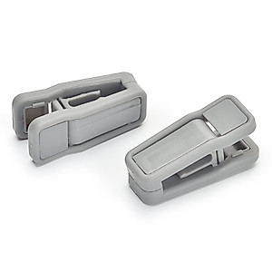 Babyrish Velvet Baby Hangers 30 Pack, Ultra Thin Nonslip Nursery Clothes Hangers with 8pcs Cute Clothing Dividers and 10pcs Hanger Clips for Kids Baby Boys & Girls Closet Organizer, Grey