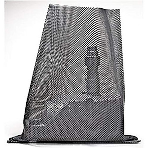 Alpine Corporation Alpine PAL3100 Cyclone Pond Pump-3100 GPH-for Fountains,10.8''L x 6.1'' W x 8.9''H, Black and Blue & Danner 12320 24-Inch by 26-Inch Large Mesh Pump Bag